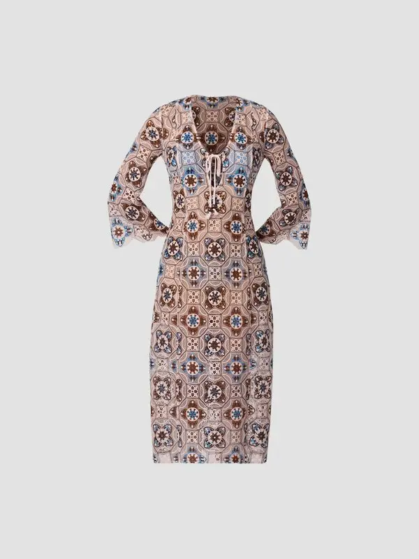 Shoshanna Cannes Crochet Cover-up Midi-dress