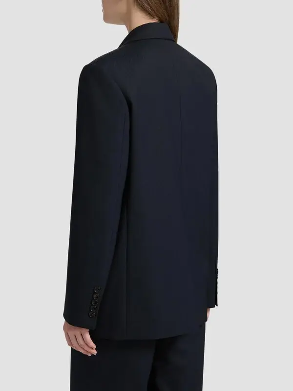 A.L.C. Calla Oversized Double-breasted Blazer - Evening Blue