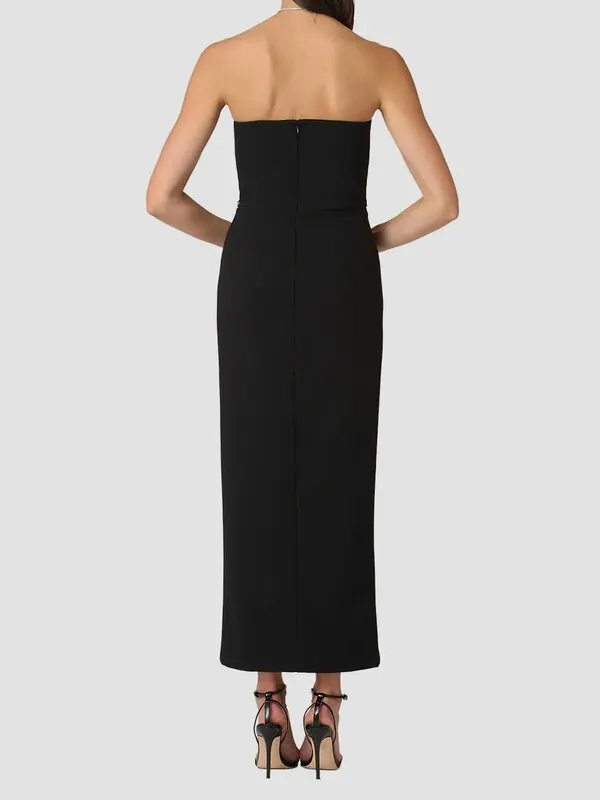 Shoshanna Star Bandeau Slit Midi-dress
