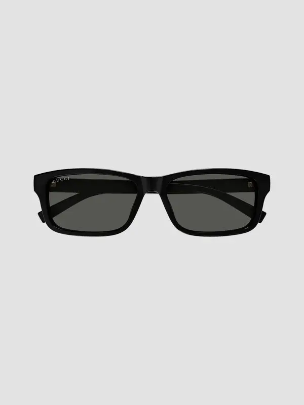 Gucci Lines 57mm Rectangular Sunglasses