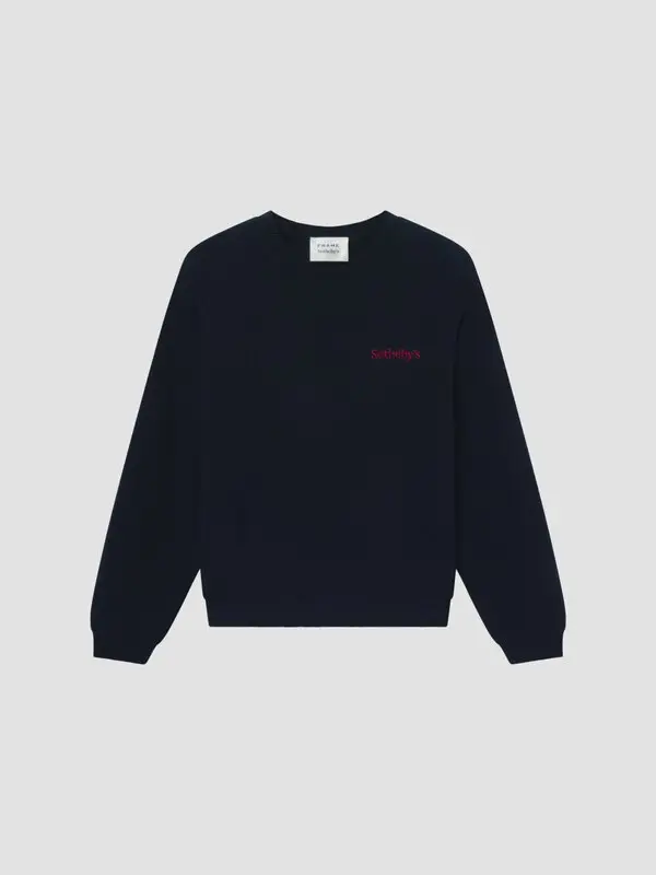 FRAME X Sotheby's Cashmere Sweater - Navy