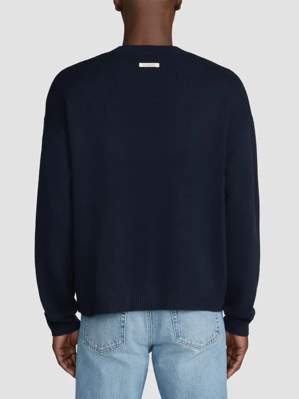 FRAME X Sotheby's Cashmere Sweater - Navy