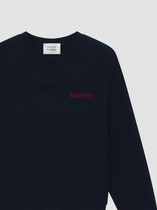 FRAME X Sotheby's Cashmere Sweater - Navy