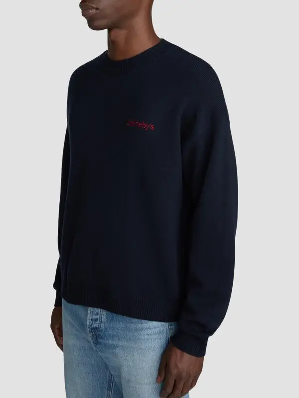 FRAME X Sotheby's Cashmere Sweater - Navy