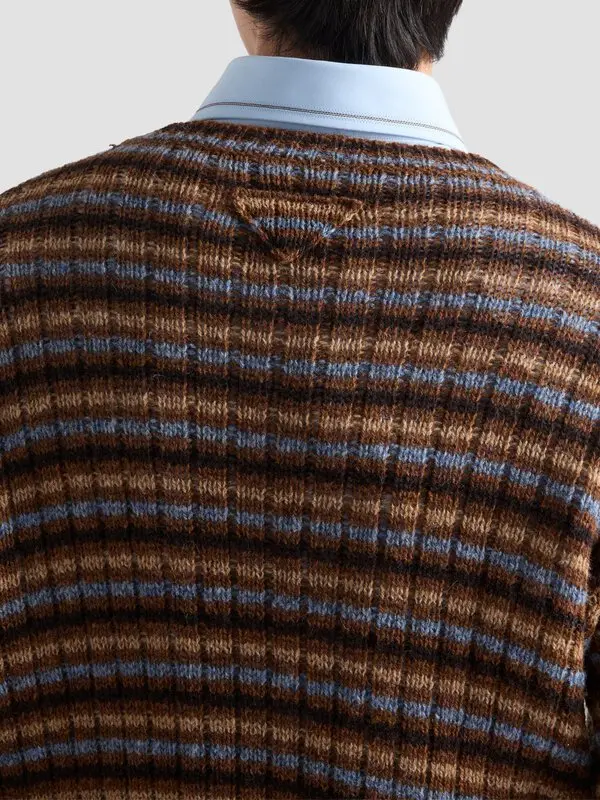 Prada Shetland Wool Boat Neck Sweater