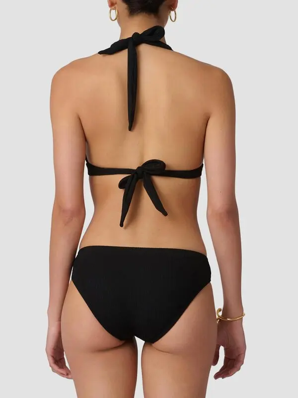 Shoshanna Ring-detail Halterneck Bikini Top