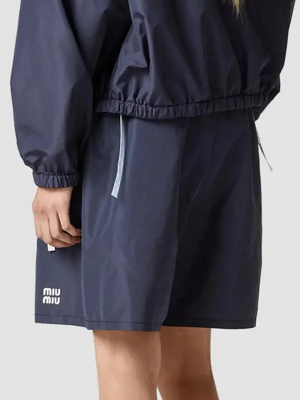 Miu Miu Technical Fabric Bermuda Shorts