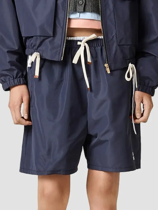 Miu Miu Technical Fabric Bermuda Shorts