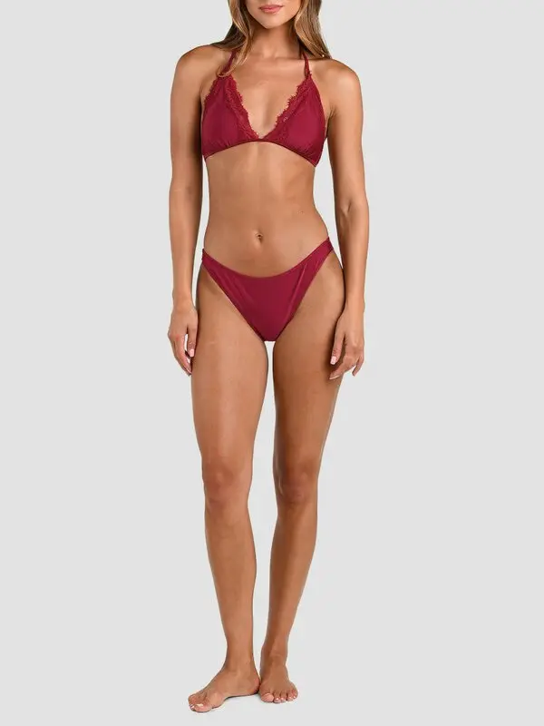 L'Agence Annabelle Halterneck Triangle Bikini Top