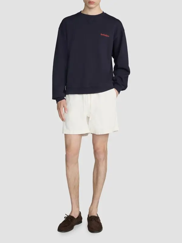 FRAME X Sotheby's Cotton Crewneck Sweatshirt