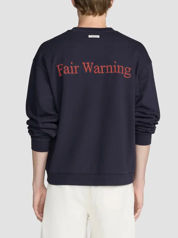 FRAME X Sotheby's Cotton Crewneck Sweatshirt