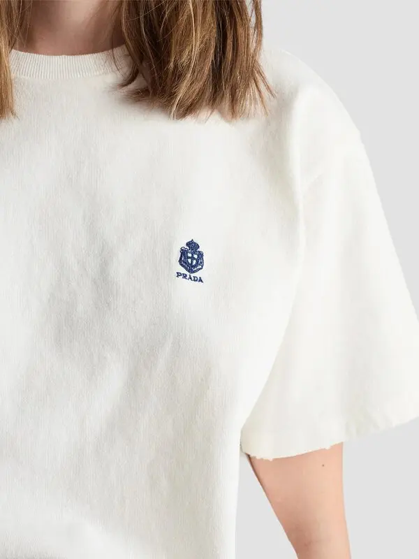 Prada Gart-dyed Jersey T-shirt