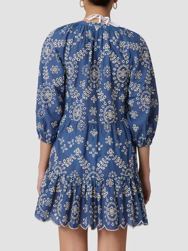 Shoshanna Floral Cotton Button-front Minidress
