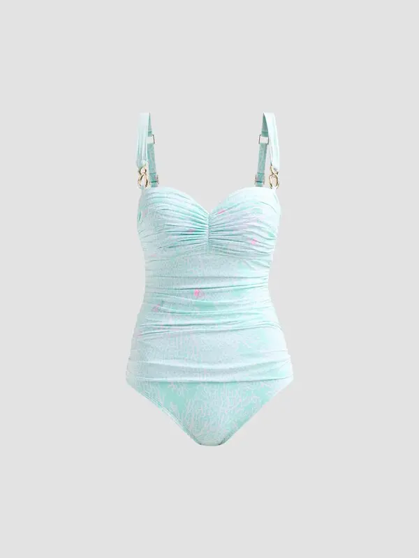 Lilly Pulitzer® Solaria Printed Chain-link One-piece Swimsuit
