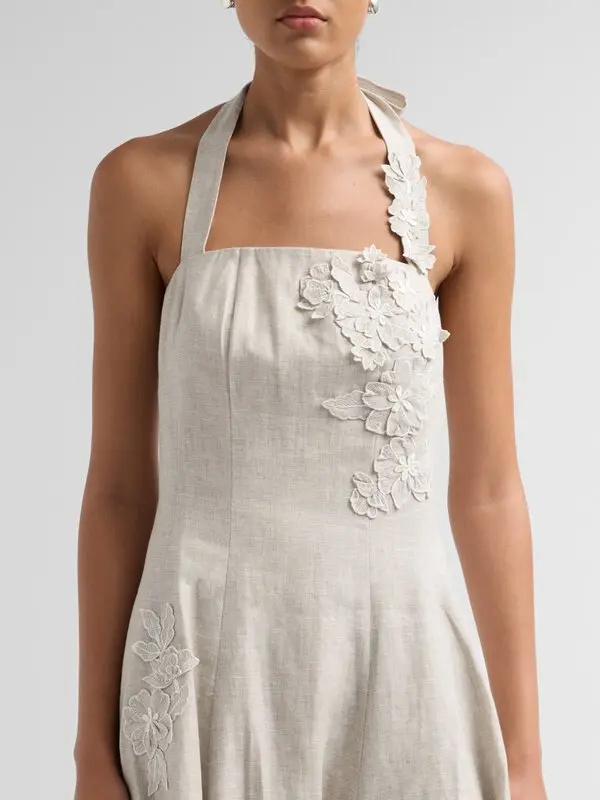 SACHIN BABI Pippa Linen Blend Midi Dress