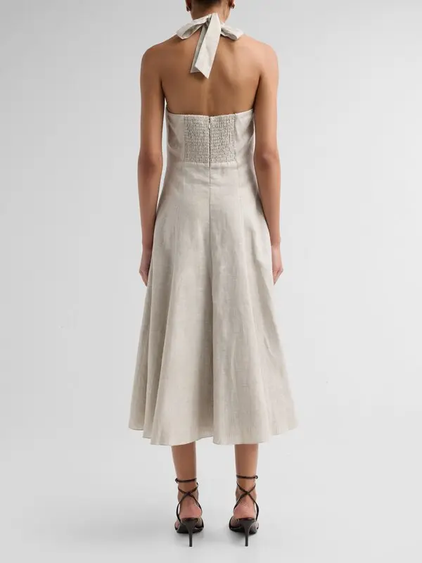 SACHIN BABI Pippa Linen Blend Midi Dress