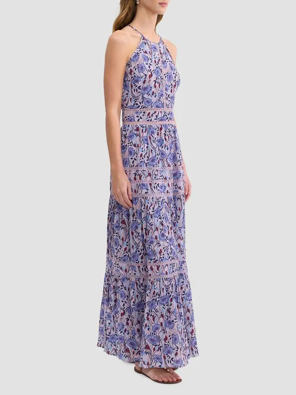 Rebecca Taylor Daphne Floral Cotton-blend A-line Maxi Dress