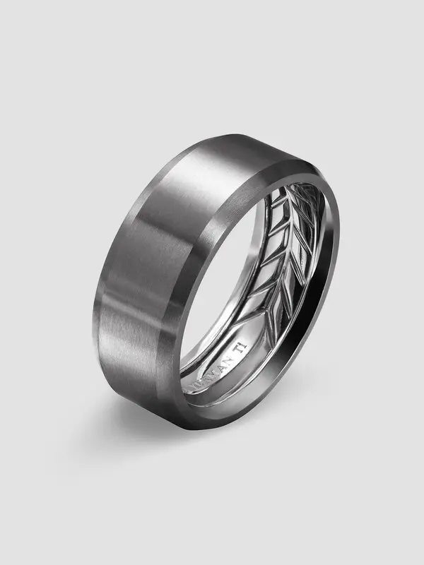David Yurman Streamline Beveled Band Ring In Mm