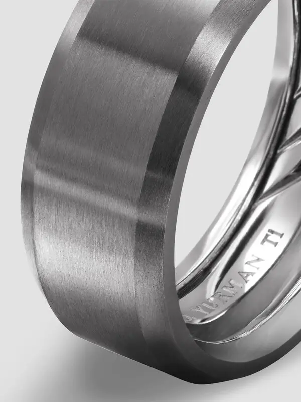 David Yurman Streamline Beveled Band Ring In Mm
