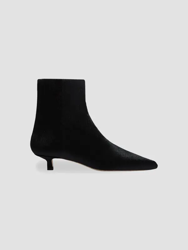 AeydĒ Sofie 30mm Calf Hair Ankle Boots