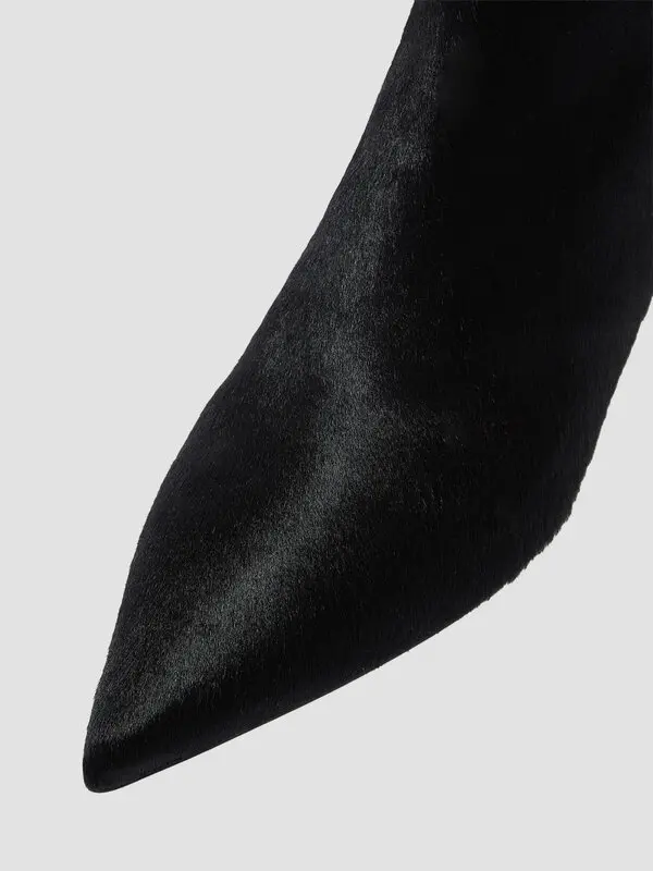 AeydĒ Sofie 30mm Calf Hair Ankle Boots