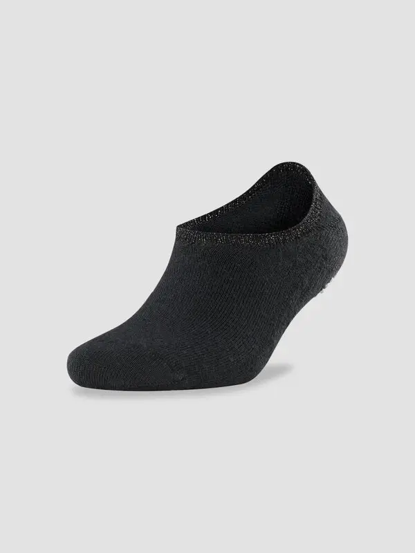 Falke Cozy Ballerina Invisible Socks - Black