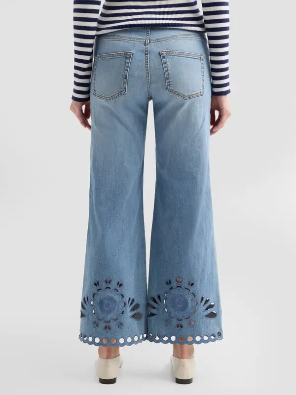 MAISON COMMON Cutout Crop Jeans