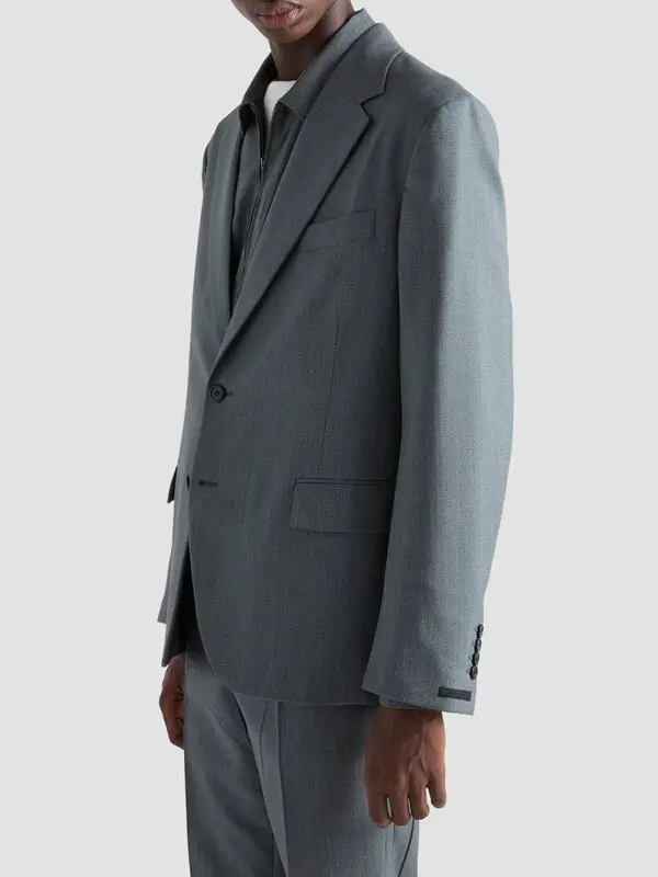 Prada Single-breasted Wool Jacket