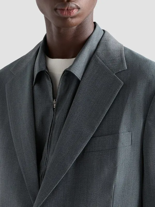Prada Single-breasted Wool Jacket