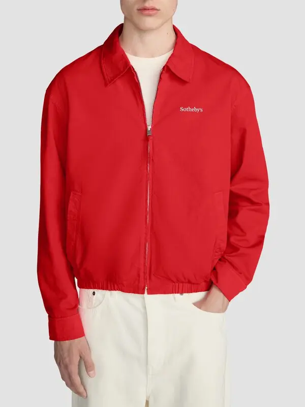FRAME X Sotheby's Cotton Zip-up Bomber Jacket