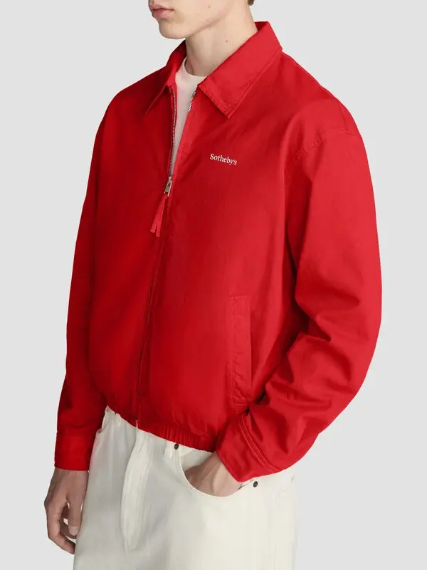 FRAME X Sotheby's Cotton Zip-up Bomber Jacket