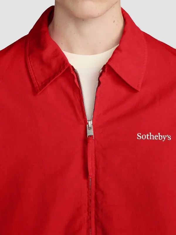 FRAME X Sotheby's Cotton Zip-up Bomber Jacket