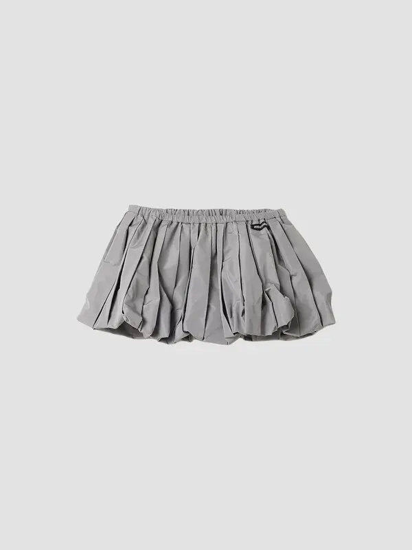 Miu Miu Technical Fabric Mini-skirt - Grey
