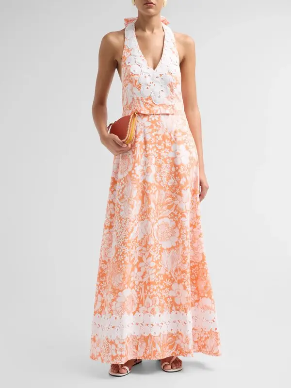 Lilly Pulitzer® Belinda Budding Romance Print Maxi Dress