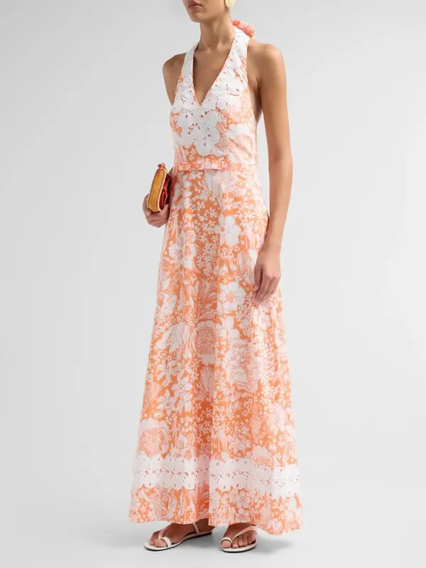 Lilly Pulitzer® Belinda Budding Romance Print Maxi Dress