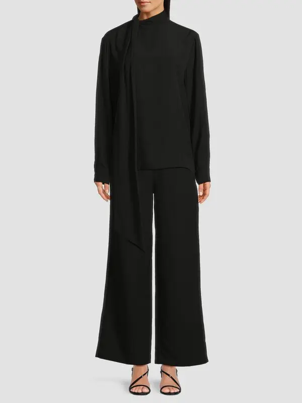 Rue Sophie Elea Silk Tieneck Top