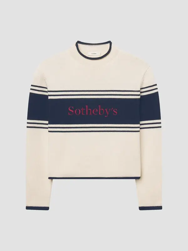 FRAME X Sotheby's Rolled Cotton Sweater