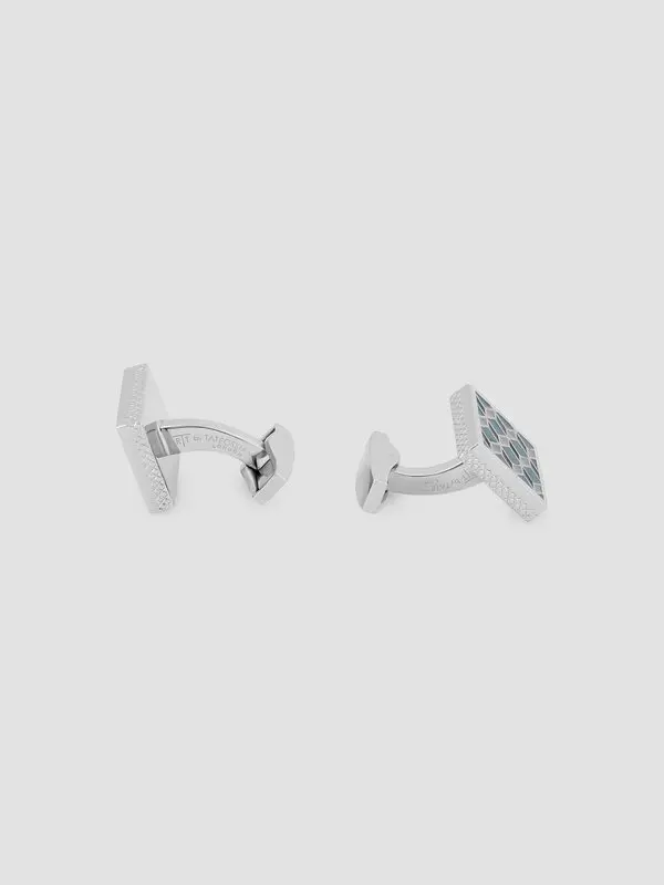 Tateossian 3d Illusion Geometric Squares Cufflinks
