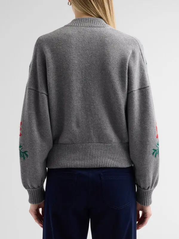 MAISON COMMON Wool Knit Bomber Jacket