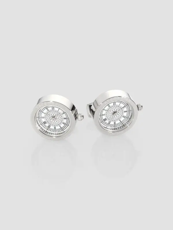 Tateossian Big Ben Watch Cuff Links - Silver