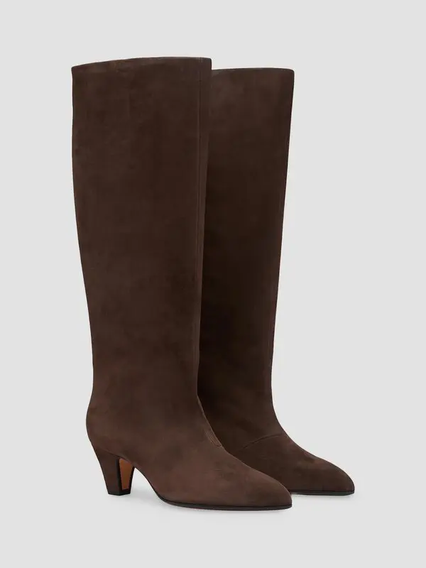 Bally Main Arval Suede Knee-high Boots