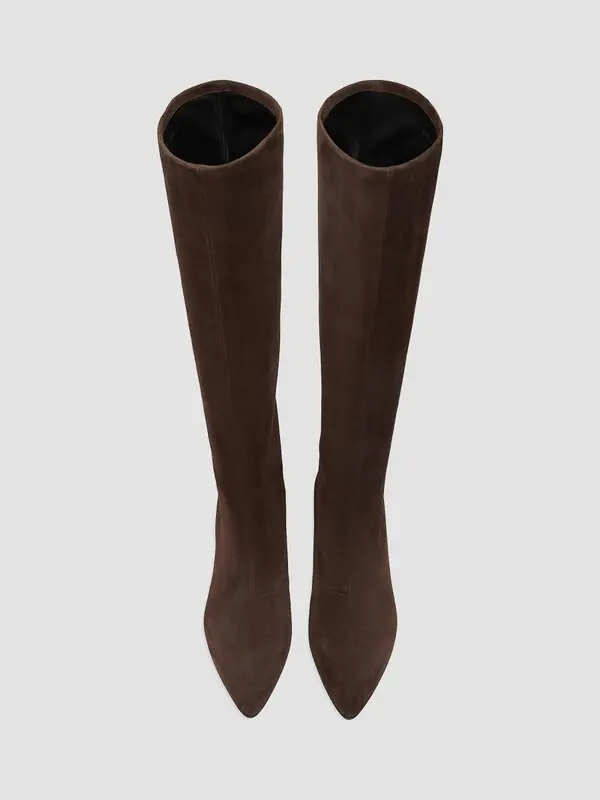 Bally Main Arval Suede Knee-high Boots