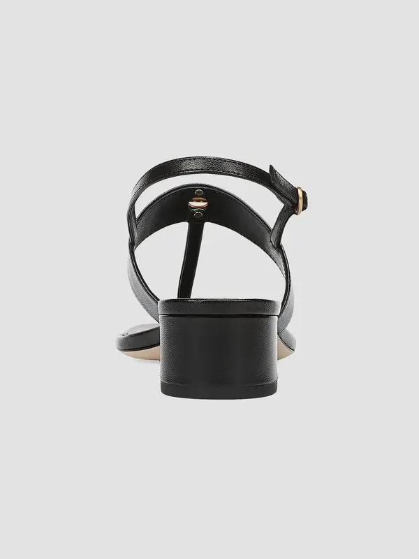 Veronica Beard Andie-2 35mm Leather Slingback Sandals
