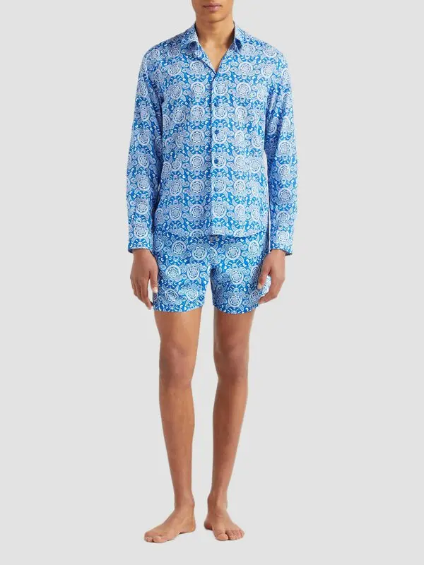Vilebrequin Graphic Turtle Button-front Shirt