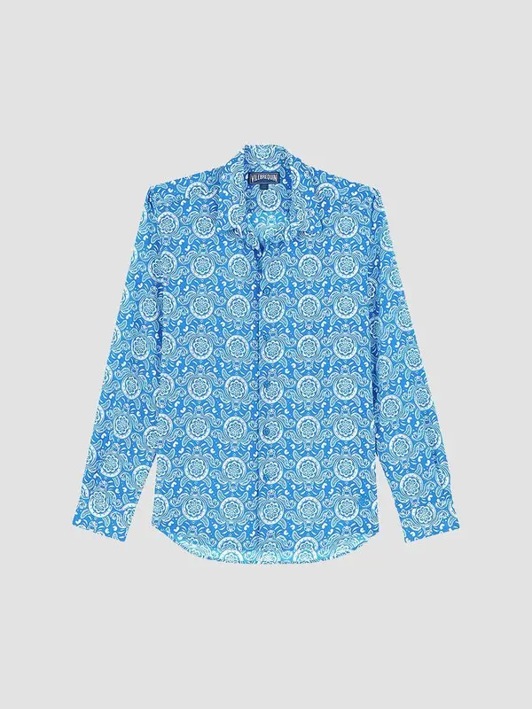 Vilebrequin Graphic Turtle Button-front Shirt - Palace