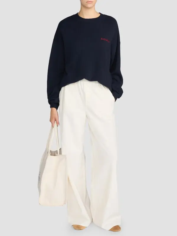 FRAME The Sotheby's Cotton Loose Pants