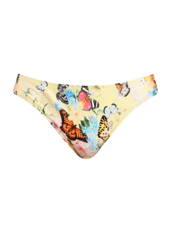 L'Agence Nicole Garden Butterflies Bikini Bottom - Multi