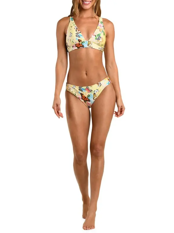 L'Agence Nicole Garden Butterflies Bikini Bottom