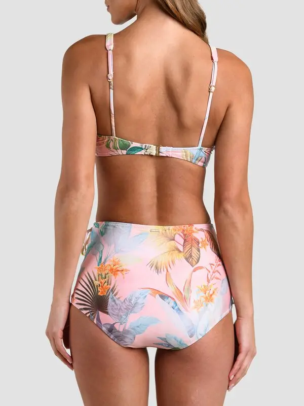 L'Agence Colorful Palm Lexi Bikini Top