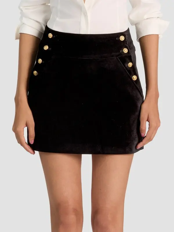 Alice + Olivia Donald High-rise Mini Skirt